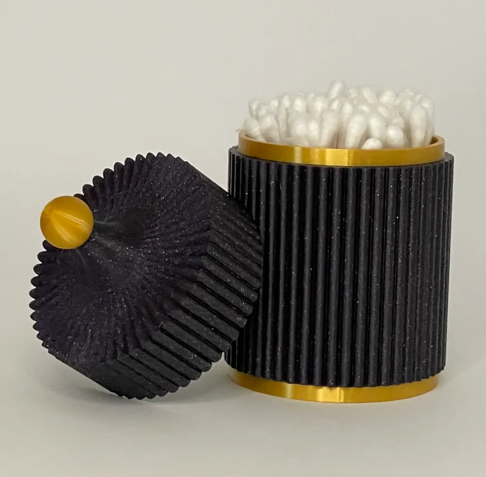 Modern heritage Q-tips holder by BITTO7 MakerWorld: Download Free 3D Models