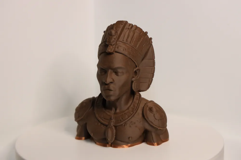 ReImagined Art: Carved Man Bust by DigiDavis - MakerWorld