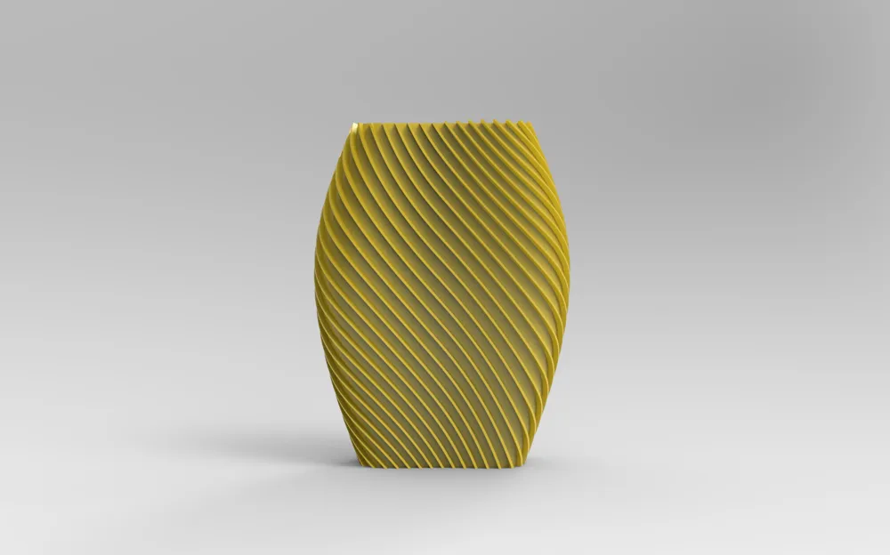 Shaped vase with oval profile by IdeoGramma - MakerWorld