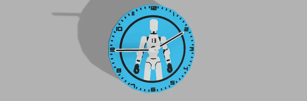 Dummy 13 Clock by ALF77 3D - MakerWorld