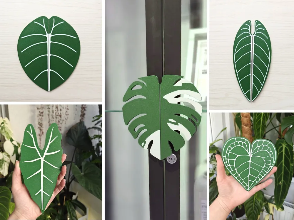 Slip-on leaf handles for Ikea Milsbo & Rudsta - Free 3D Print Model ...