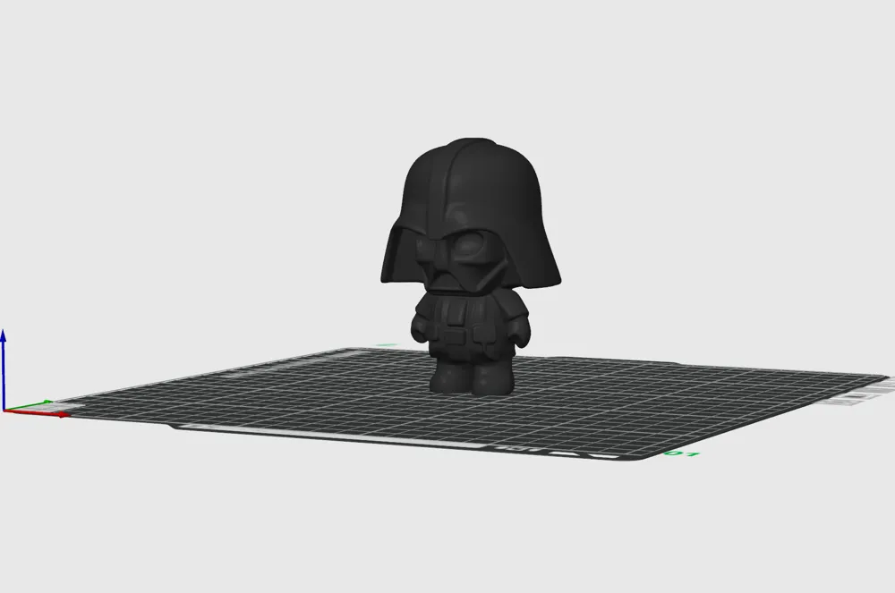 Cute Darth Vader Figurine - Free 3D Print Model - MakerWorld