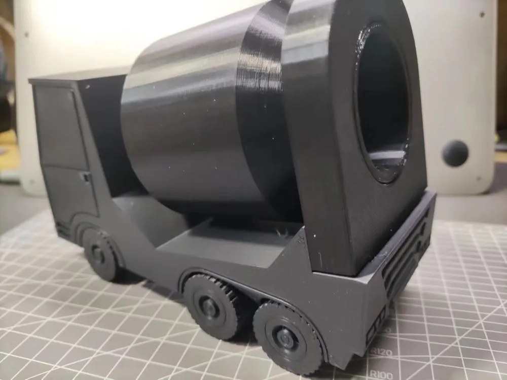 Dice Tower_concrete mixer styling by stephen_WS - MakerWorld