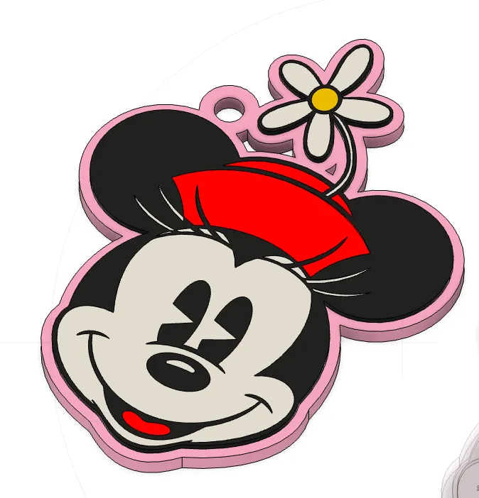 Minnie Mouse Luggage Tag by dcv designs - MakerWorld