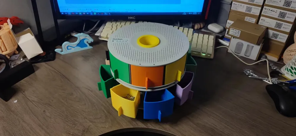Bambu Spool Storage by 路萤3D打印 MakerWorld: Download Free 3D Models