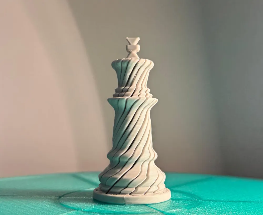 UPDATED! KING CHESS PIECE PASSTHROUGH V2 STRONGER - Free 3D Print Model ...