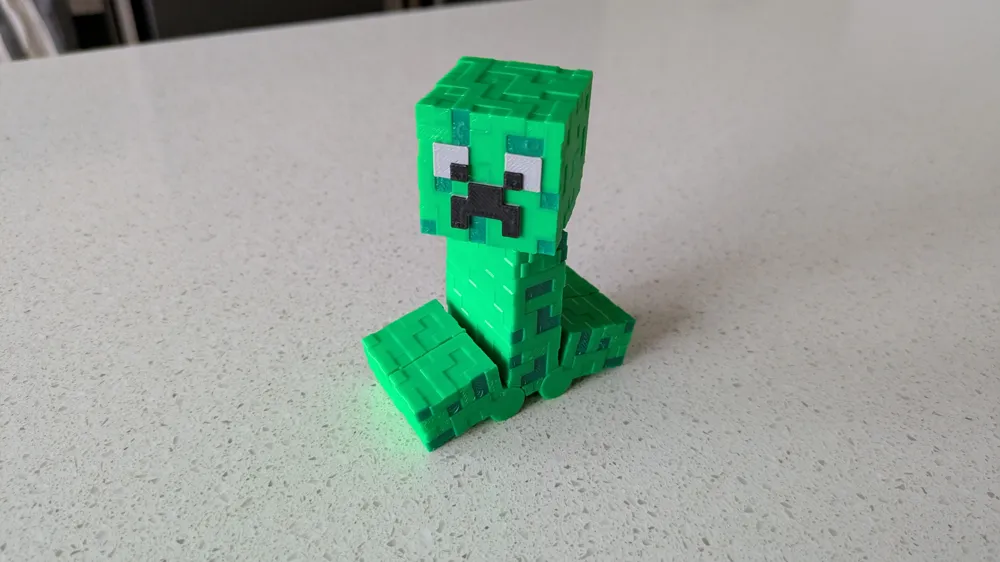 Articulated Minecraft Creeper by Bungleboy MakerWorld: Download Free 3D ...