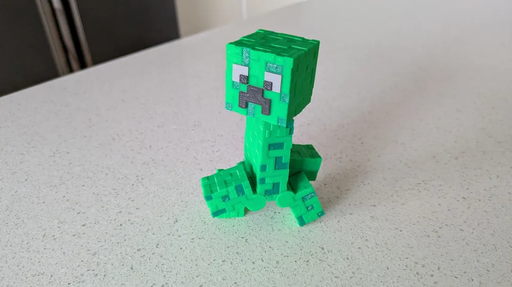 Articulated Minecraft Creeper by Bungleboy MakerWorld: Download Free 3D ...
