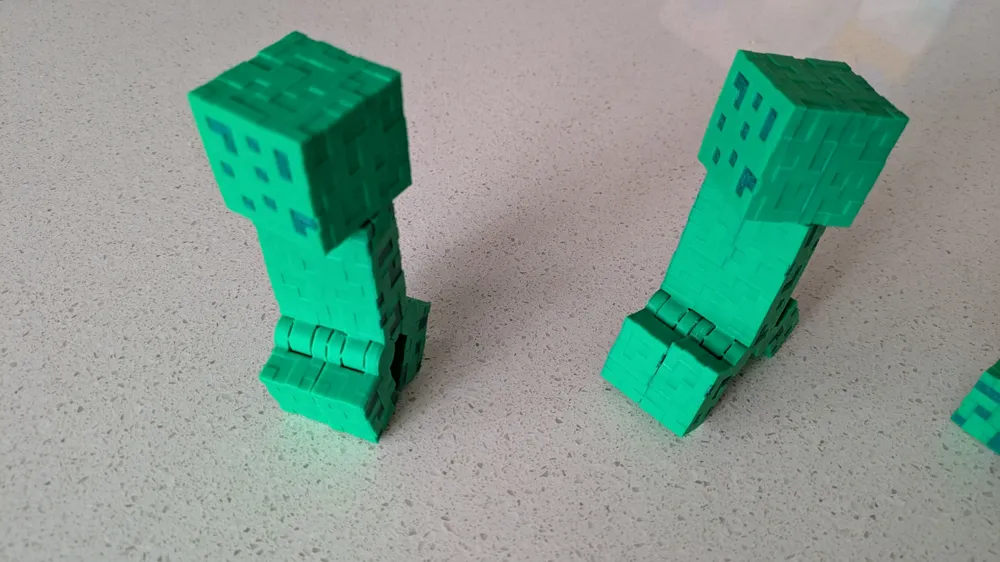 Articulated Minecraft Creeper by BungleboyMakerWorld: Download Free 3D ...