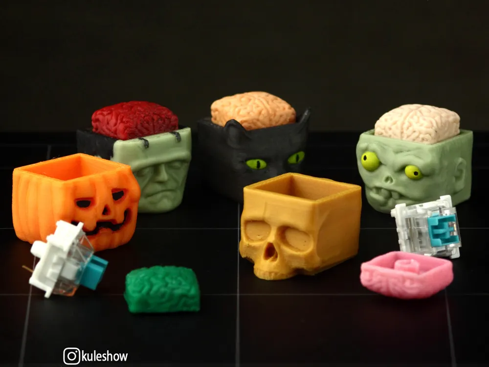 Cube Heads - Halloween set by bigovereasy - MakerWorld
