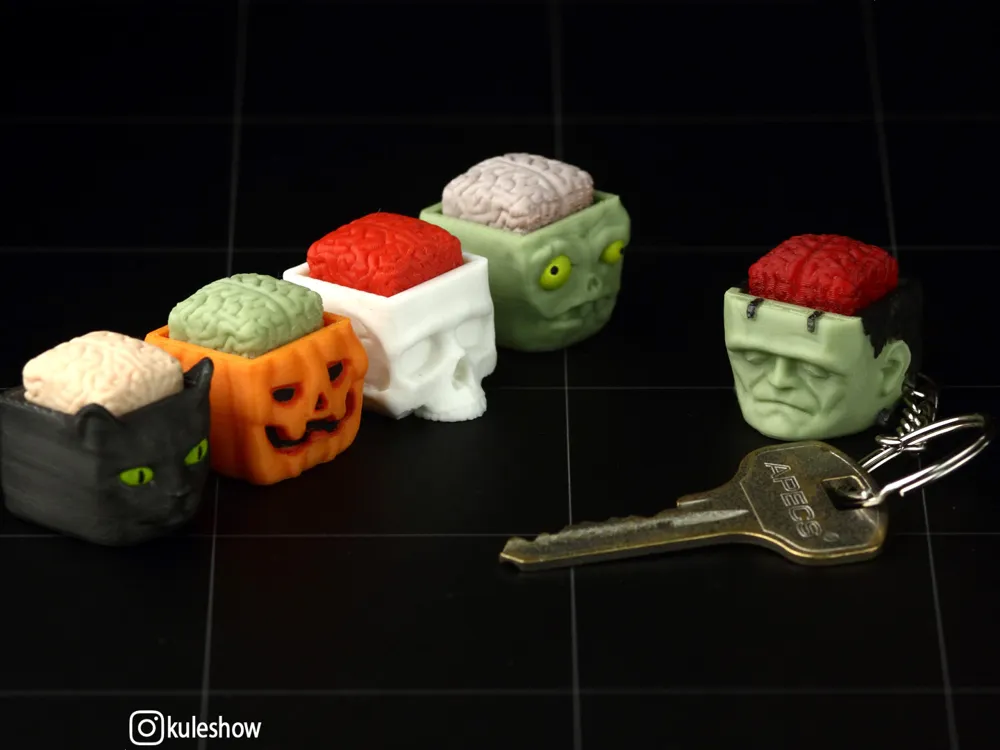 Cube Heads - Halloween set by bigovereasy - MakerWorld
