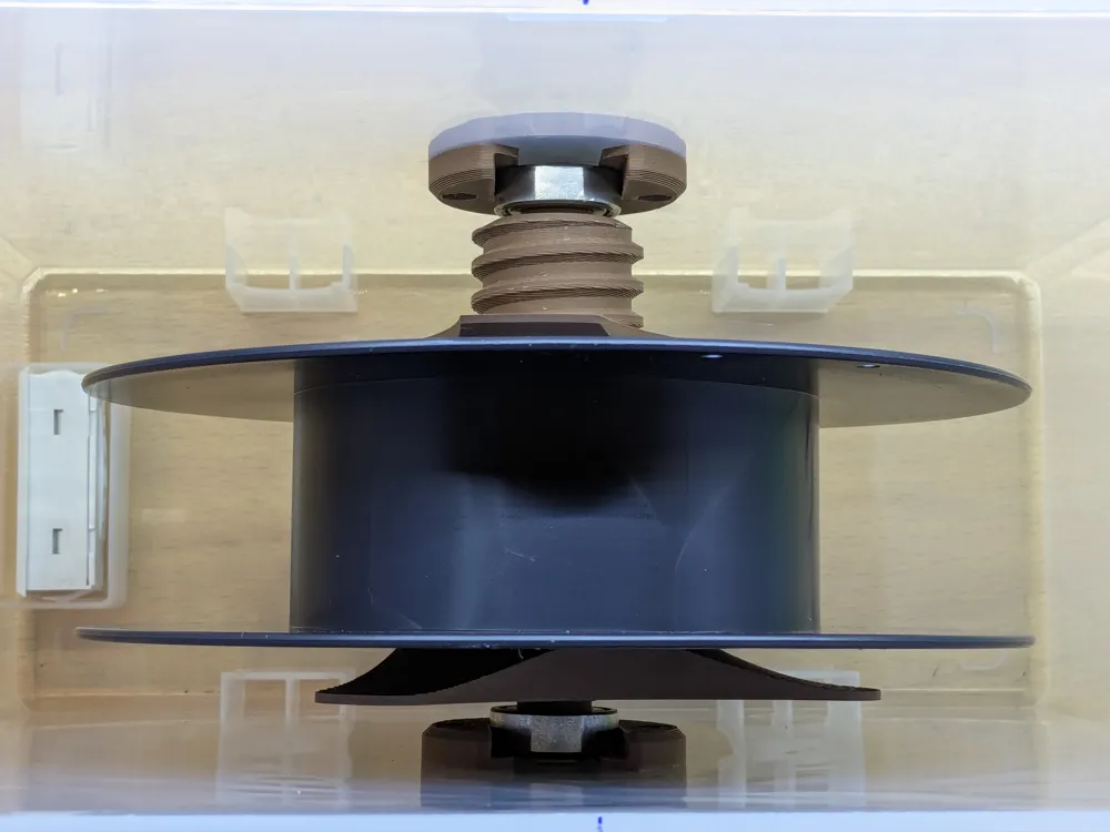 Custom Spool Holder - Smooth Feeding, Dry Filament Remixed by ValMadiaz ...