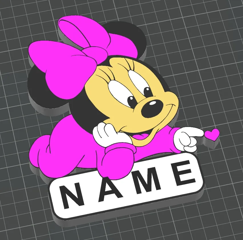 Minnie Disney 1 – your name by davinchi20 - MakerWorld