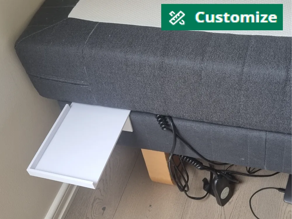 bedside phone holder (Customizable) by Shiroo - MakerWorld