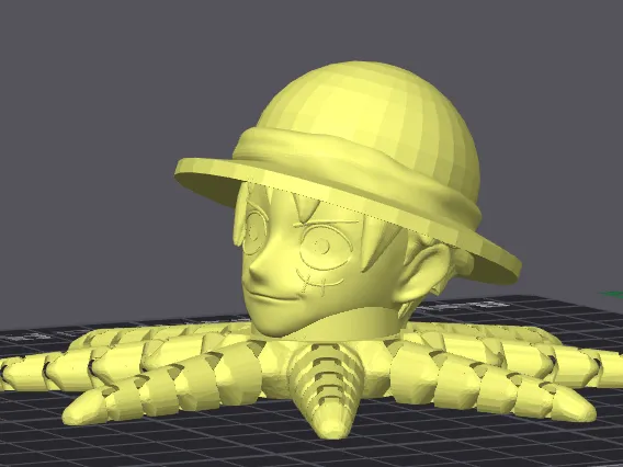 Luffy Flexi Octopus by deFreiherr - MakerWorld