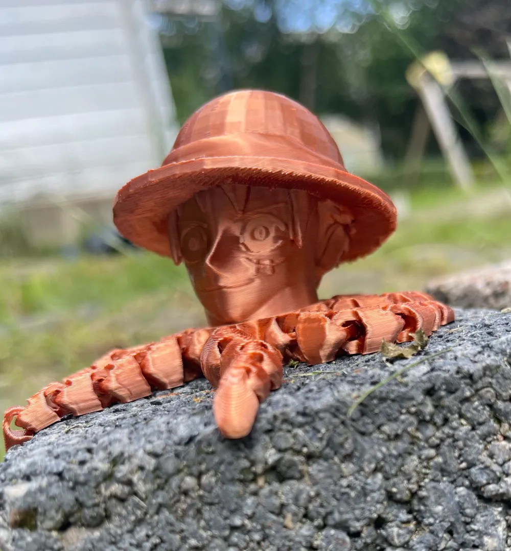 Luffy Flexi Octopus by deFreiherr - MakerWorld