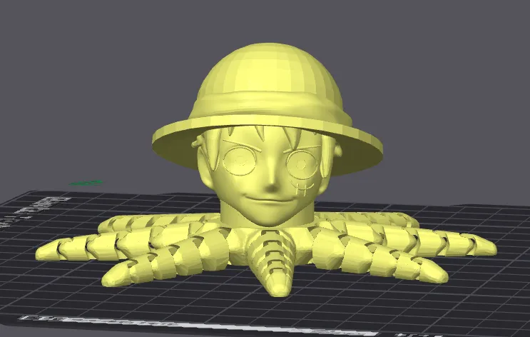Luffy Flexi Octopus by deFreiherr - MakerWorld