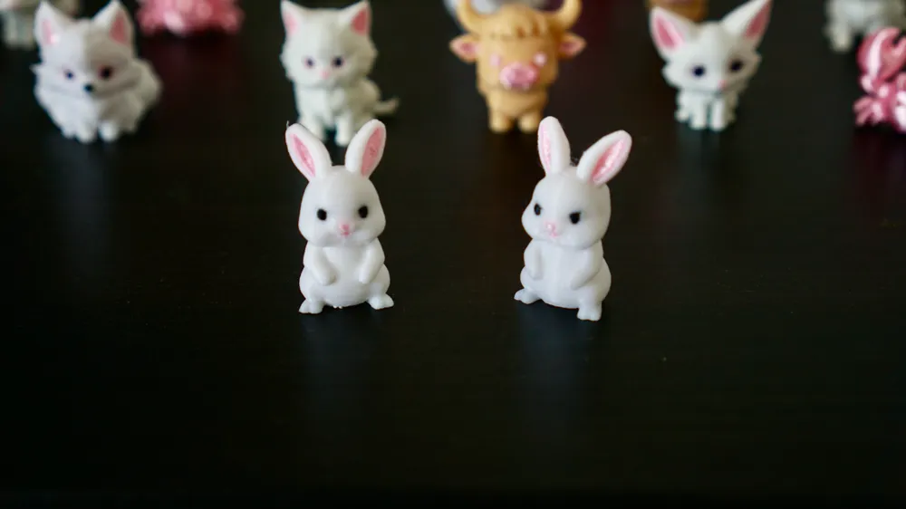 Cute Tiny Rabbit - Free 3D Print Model - MakerWorld