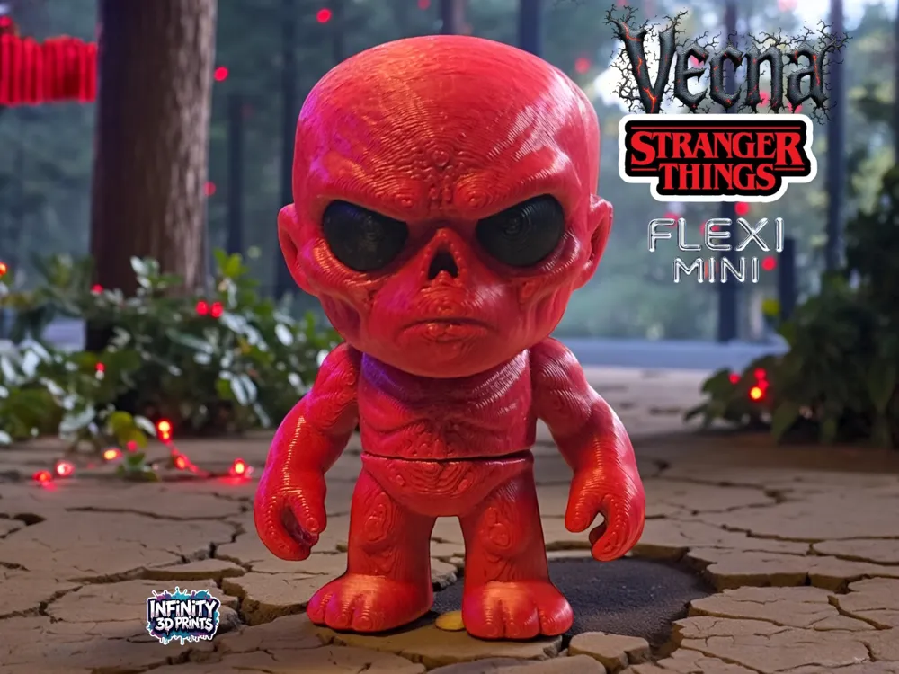 VECNA - STRANGER THINGS - FLEXI MINI - Free 3D Print Model - MakerWorld