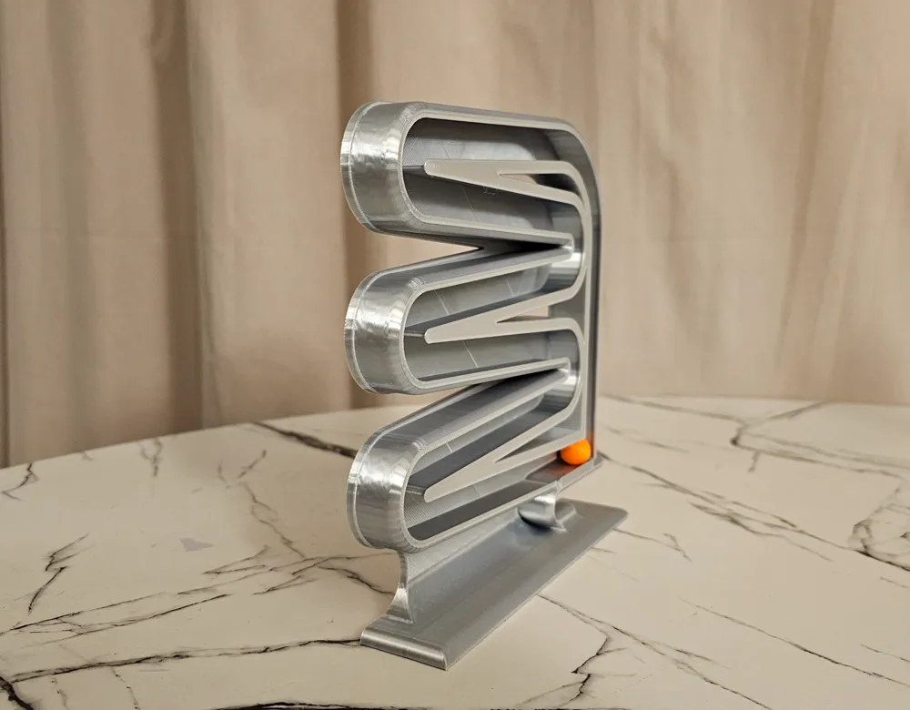 Print In Place - Smooth Marble Run - Fidget toy! by Binrux3D - MakerWorld