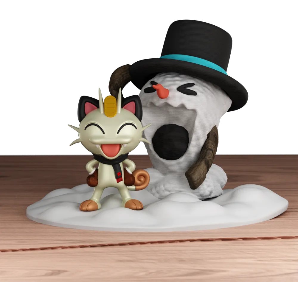 Meowth Winter Cloth by SnK3DD - MakerWorld