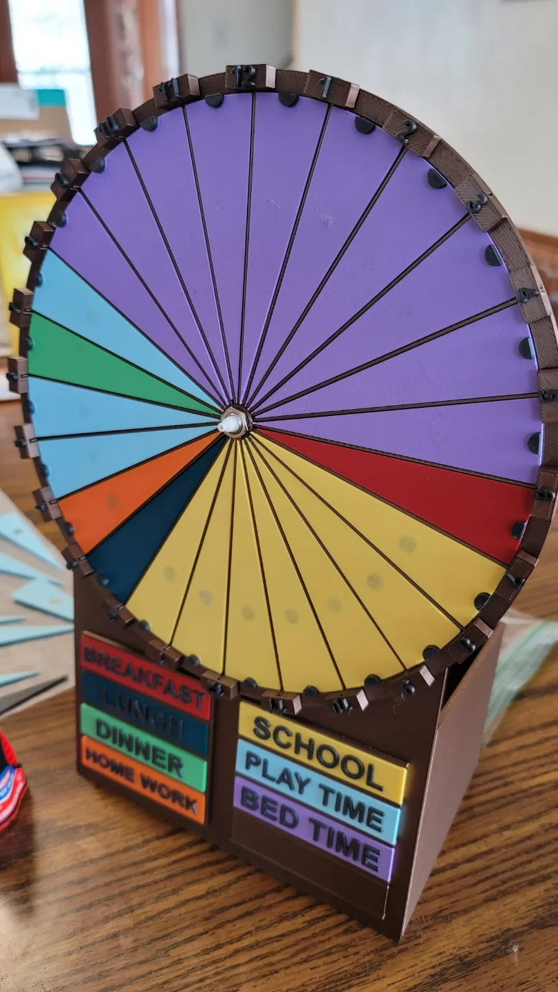Transitions clock - Free 3D Print Model - MakerWorld