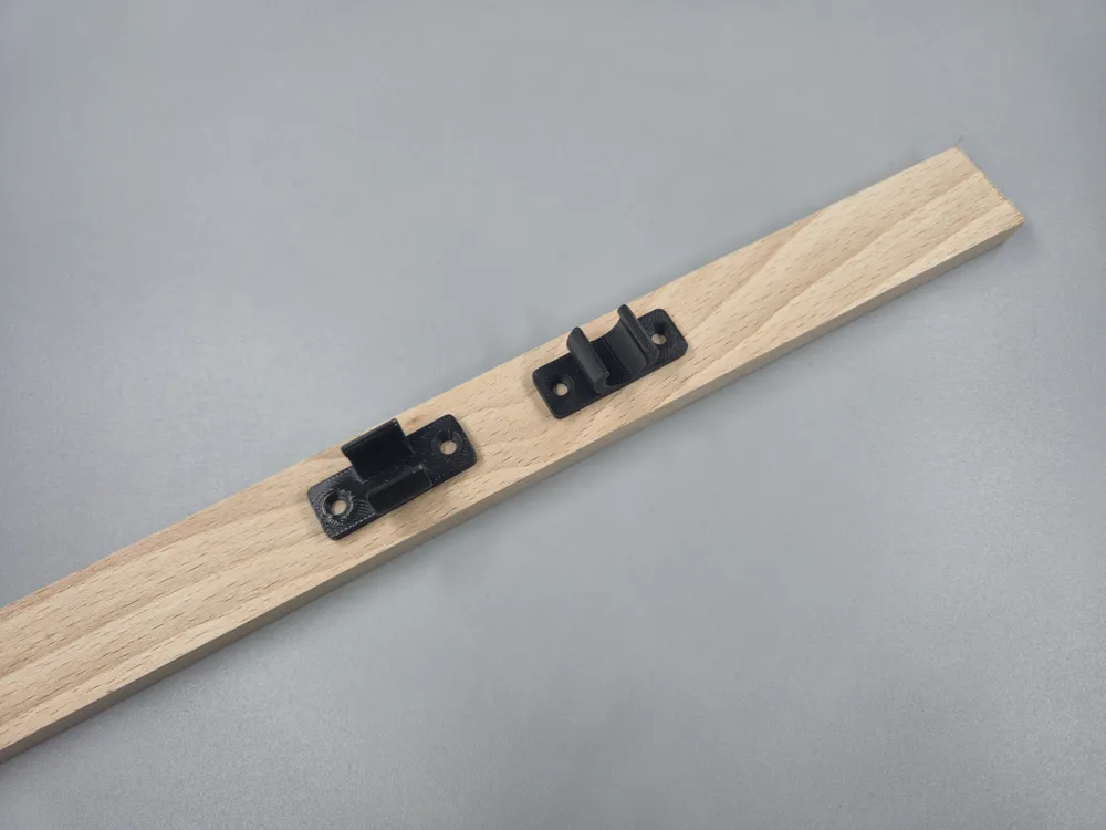 Clip set for 8/10/12 mm round rods - Free 3D Print Model - MakerWorld