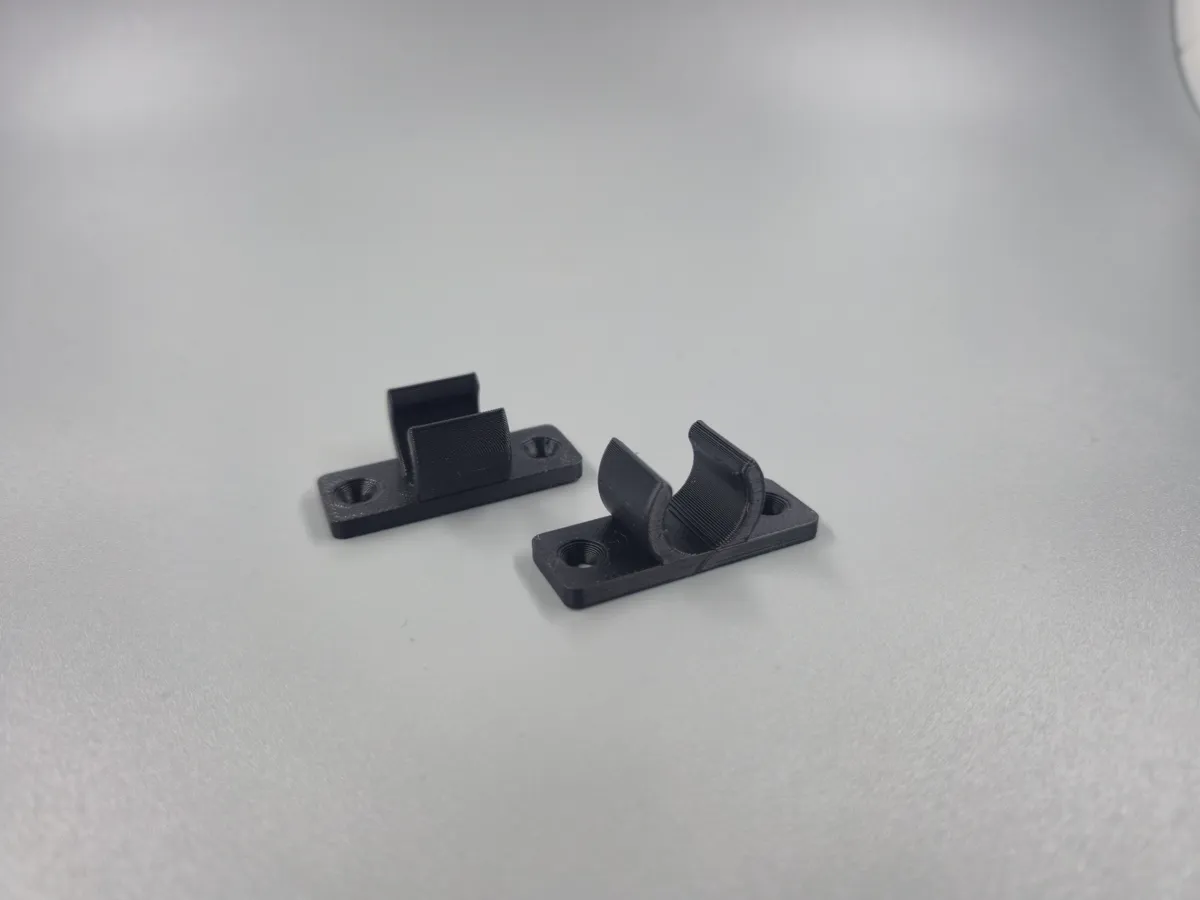 Clip set for 8/10/12 mm round rods - Free 3D Print Model - MakerWorld