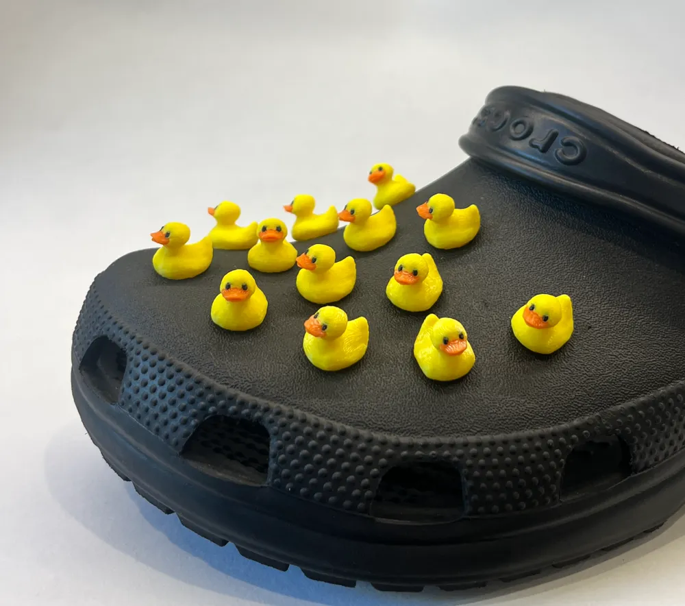 Duck Croc Charm Mini Animals (shoe accessory) by ThePrintingLabs ...
