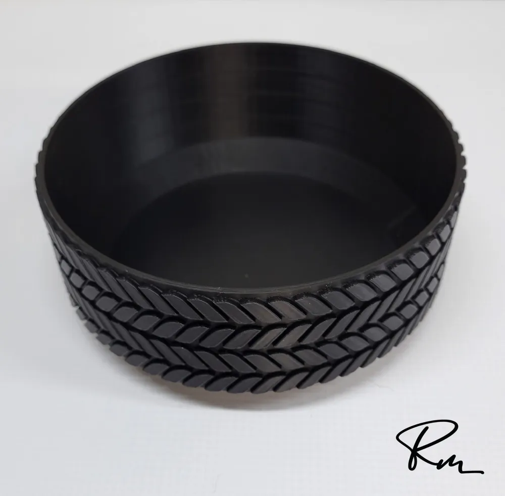 Tire Bowl - Free 3D Print Model - MakerWorld
