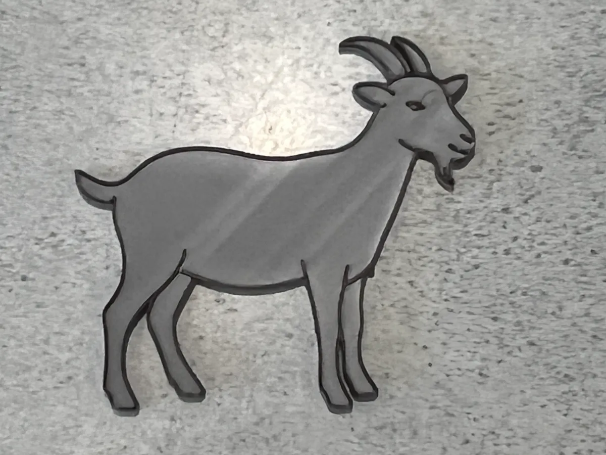 Goat Tactile Story Prop - Free 3D Print Model - MakerWorld