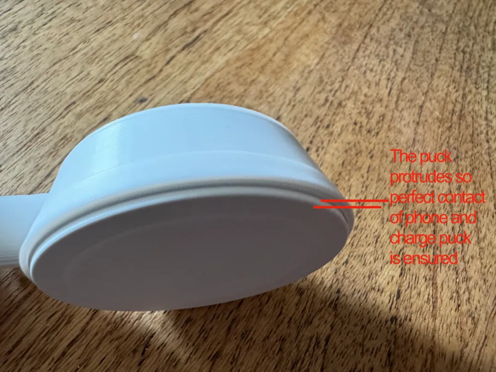 Belkin BoostCharge Magsafe charge puck stand V2 by Yop1403 - MakerWorld