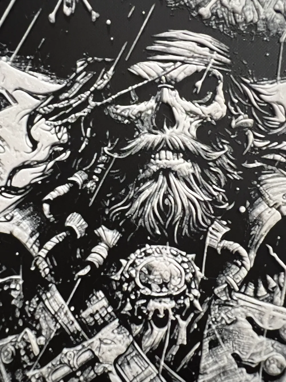 Skeleton Pirate Art Hueforge by RP47 Designs - MakerWorld