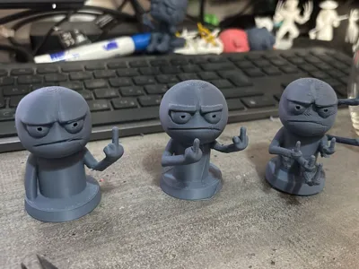 Flip finger - 1 - 2 - Too much by 3dAnimationWorkshop - MakerWorld