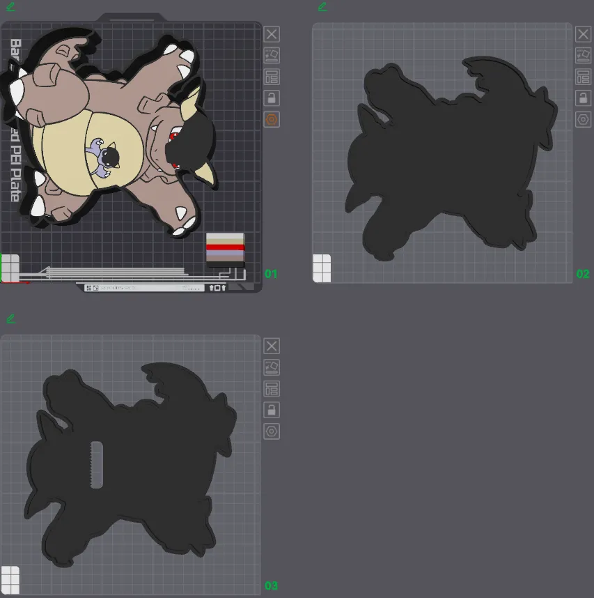 Pokemon - 0115 Kangaskhan LED Lamp by BeeTee 3D - MakerWorld