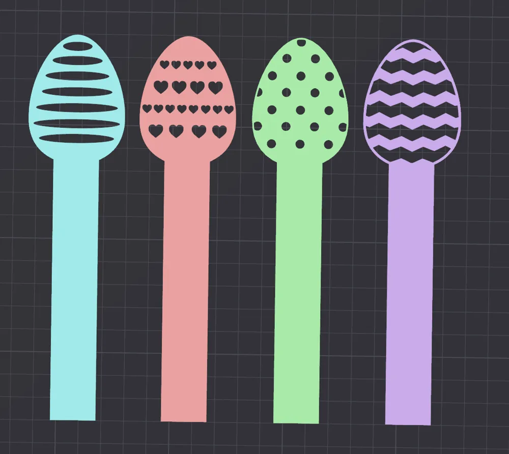 Easter Egg Bookmarks by JDinKC - MakerWorld