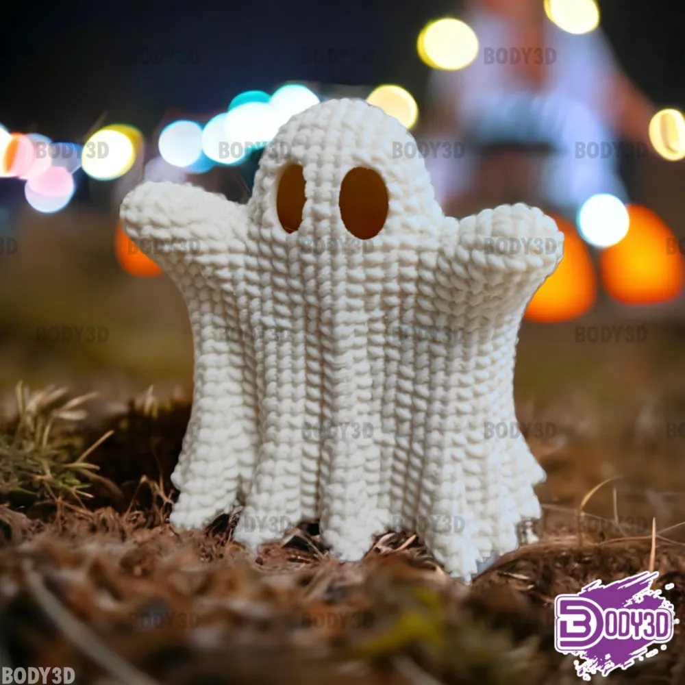 The Crocheted Ghosts Booh - Free 3D Print Model - MakerWorld