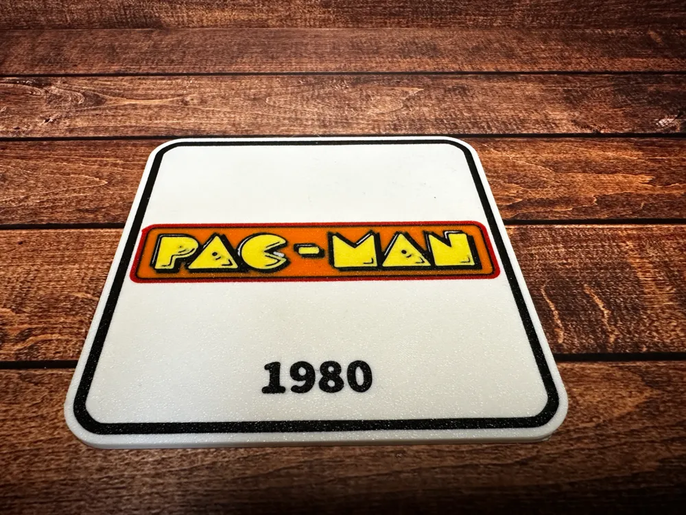 Retro Arcade Games - Drinks Coasters by coasters&bits - MakerWorld