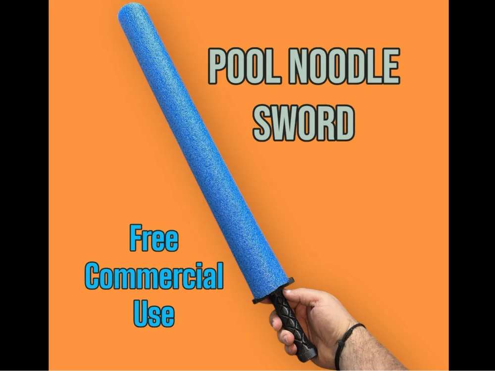 Pool Noodle Sword - Free 3D Print Model - MakerWorld