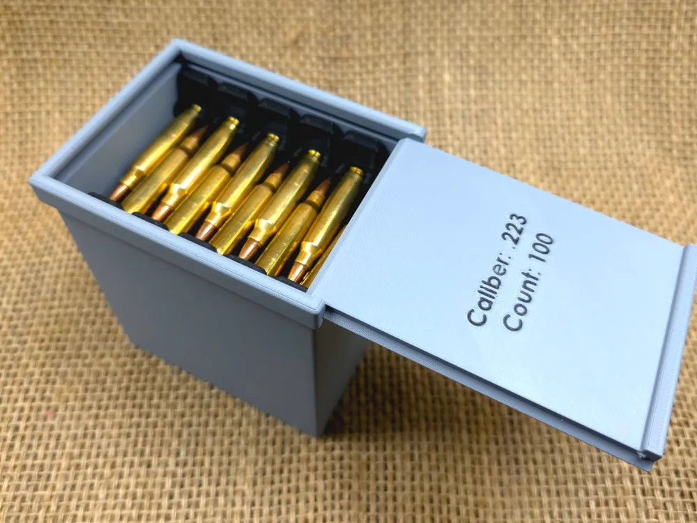 .223 Ammo Storage Case - Free 3D Print Model - MakerWorld
