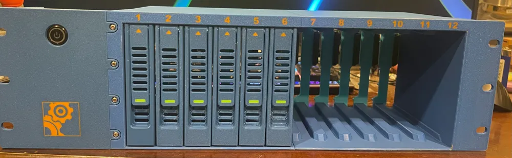 12 Trays HDD Enclosure, 3U Rack Mountable by Shaztech.info - MakerWorld