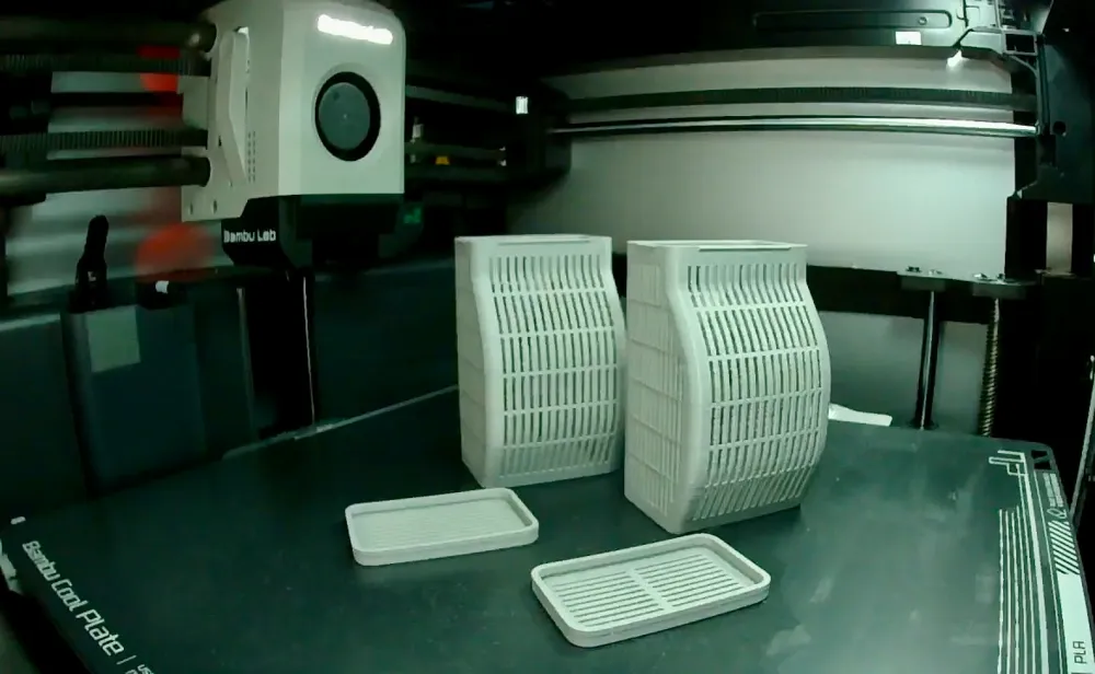 BambuLab AMS Dryer pod with indent for AMS fix Remixed by kunday ...