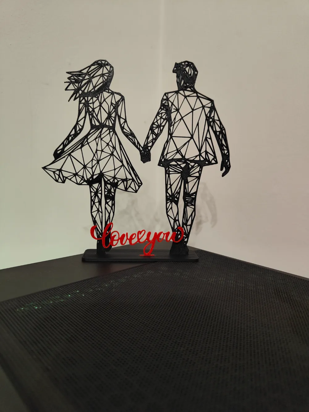 Love You sculpture with stand by Forest87 - MakerWorld