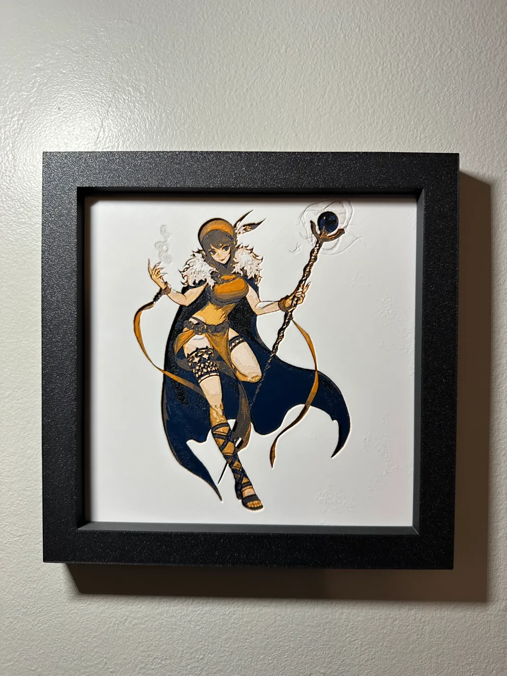 Female Summoner Hueforge by Hey Ben - MakerWorld