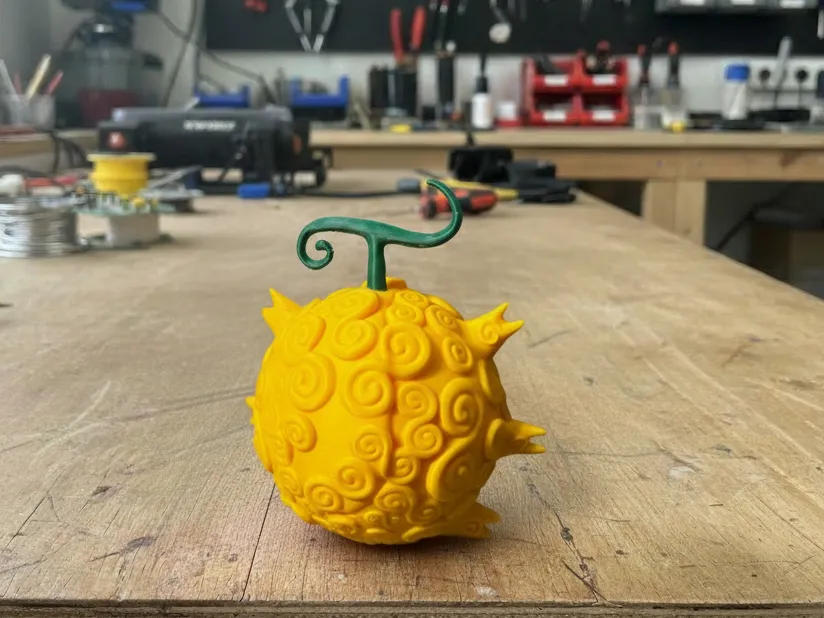 Pika Pika no Mi (Glint Glint Fruit) - Free 3D Print Model - MakerWorld
