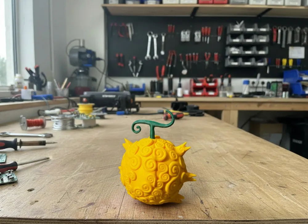 Pika Pika no Mi (Glint Glint Fruit) - Free 3D Print Model - MakerWorld