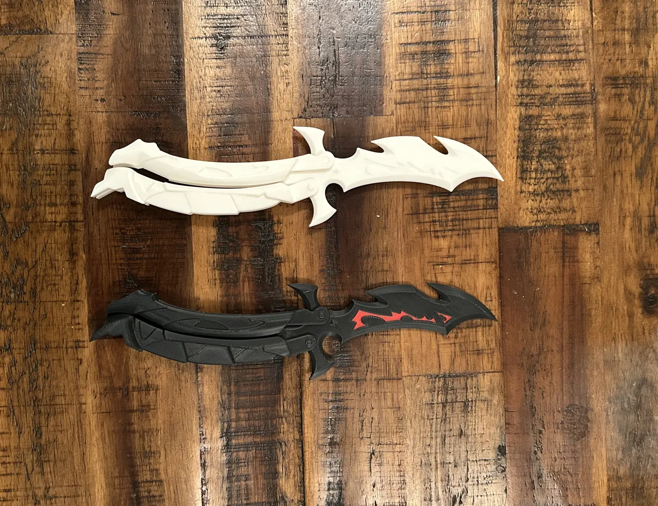 Valorant - Reaver Butterfly Knife - Free 3D Print Model - MakerWorld