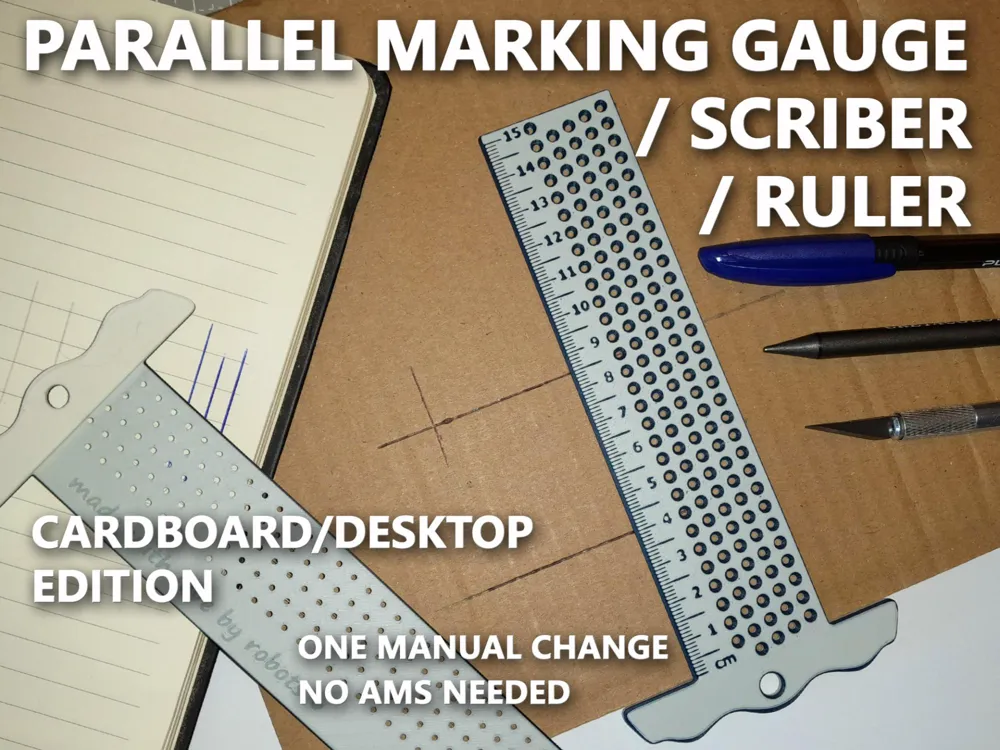 Parallel Marking Gauge Cardboard / Desktop Edition by fmod MakerWorld ...