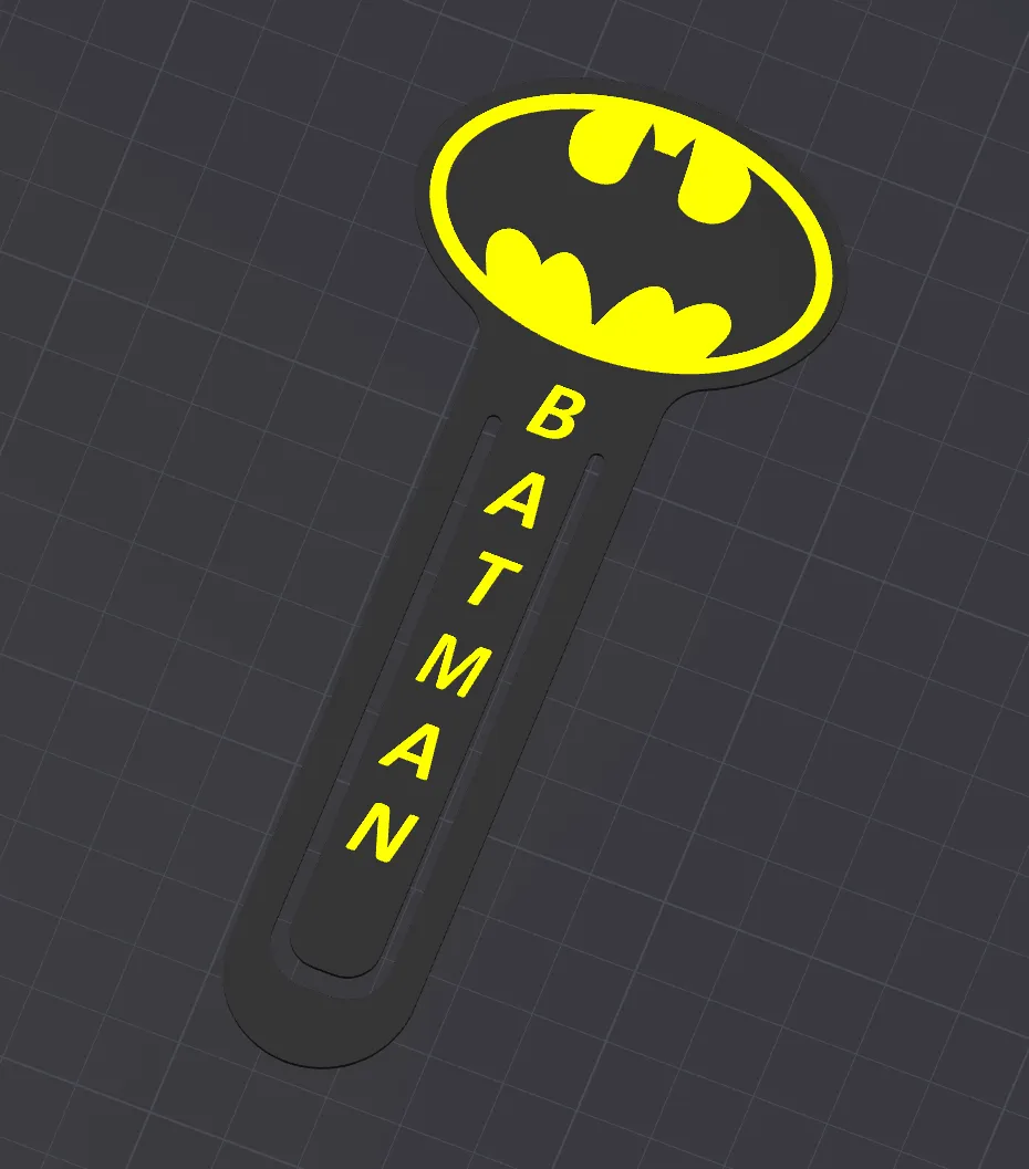 Lesezeichen BATMAN Lesehilfe Bookmark by Pro Print Solution - MakerWorld