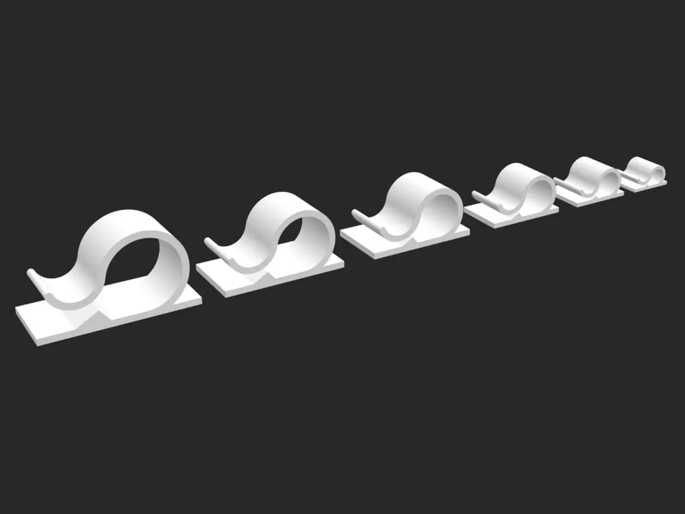 Cable Clips by 3Dthing MakerWorld: Download Free 3D Models